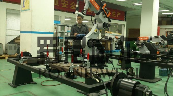 Pipe Prefabrication Robot Welding Machine With ABB / OTC Robot Body