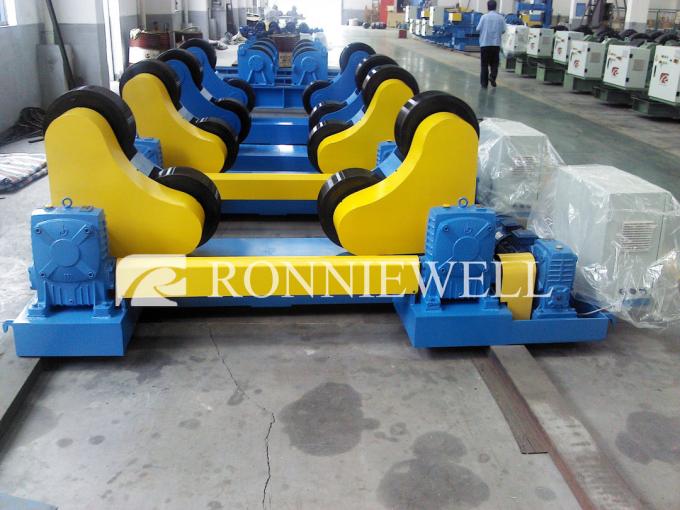 Motorized Automatic Pipe Roller For Welding Self Adaptive 60 Ton Loading