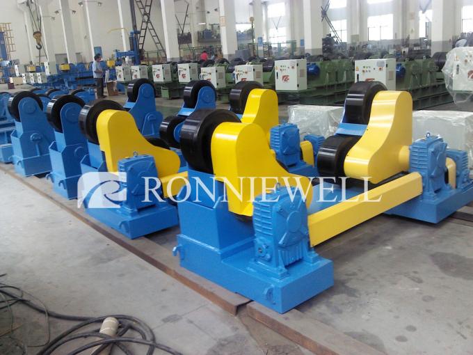 Motorized Automatic Pipe Roller For Welding Self Adaptive 60 Ton Loading
