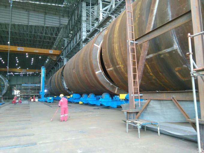 Malaysia 1000t tube pile used automated welding equipments delivered ...