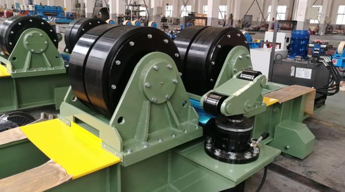 SGS Wind Tower Production Line Manual Trolley Movable Hydraulic Fit Up ...