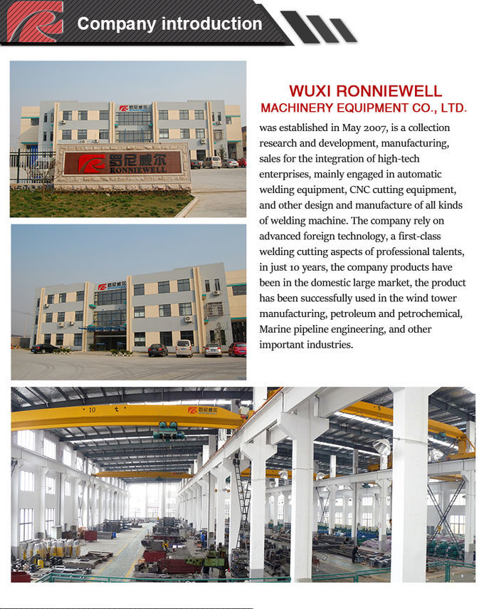 SWL 600T Motorized Traveling Welding Rotator With Hydraulic Idler Tank ...