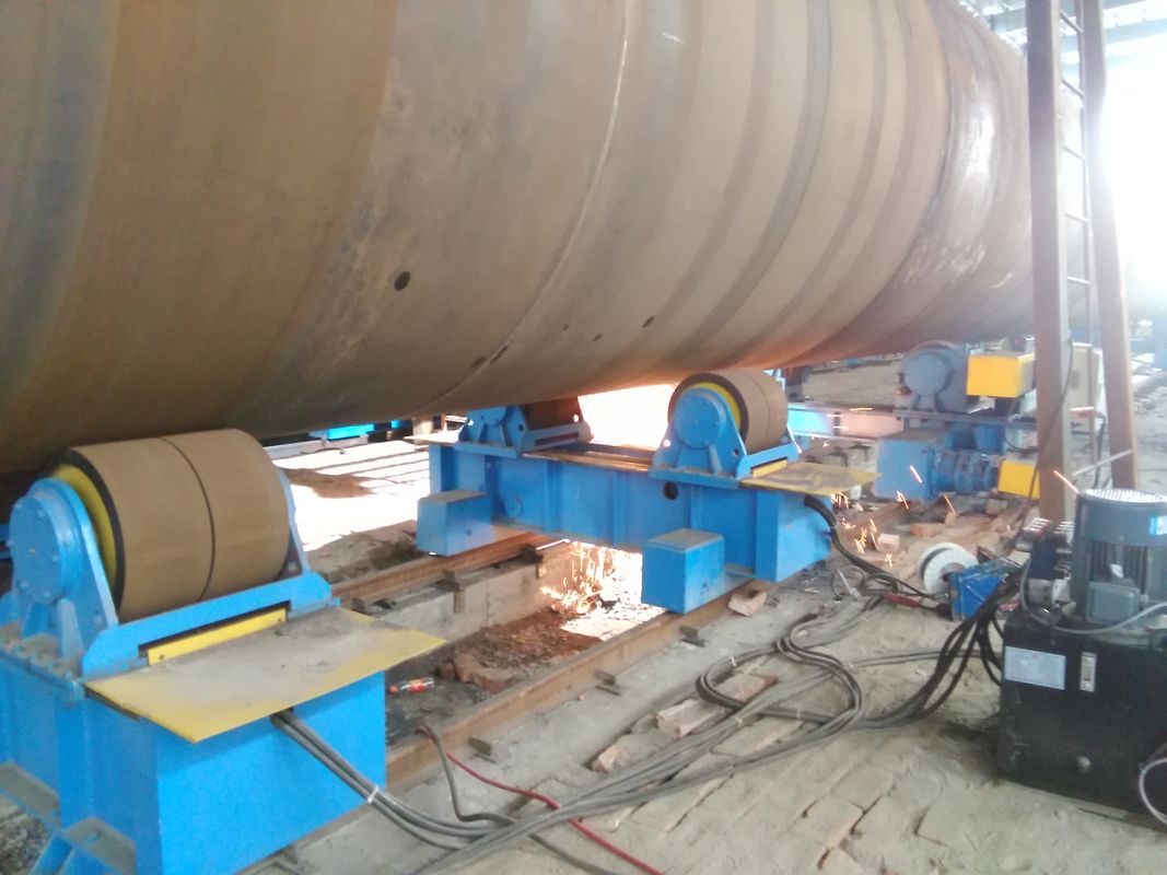 Movable Welding Turning Rolls For Tank , Fit Up Growing Line, Presssure ...