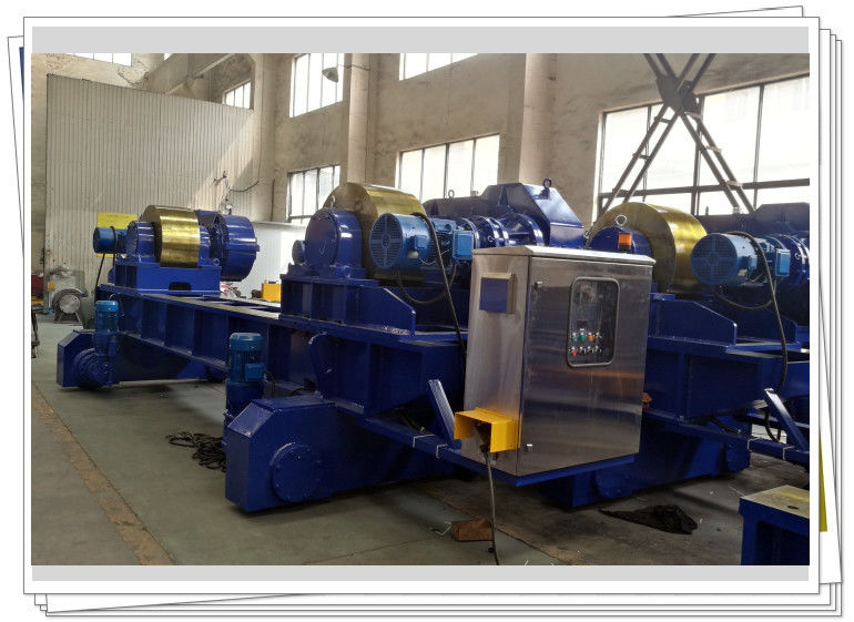 SWL 600T Motorized Traveling Welding Rotator With Hydraulic Idler Tank ...