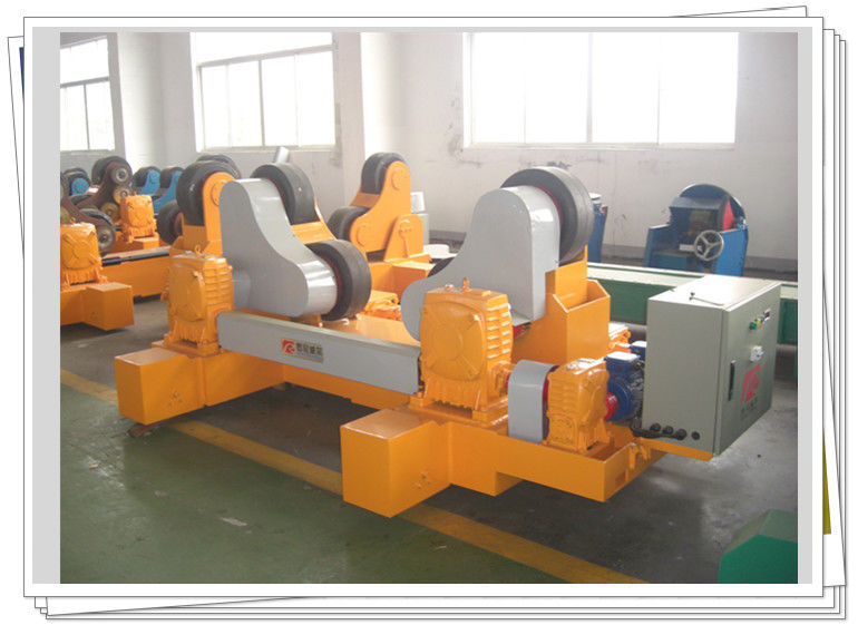 PU Wheel Self Aligned Weld Rotator With Motorized Bogie For Vessel Rotary