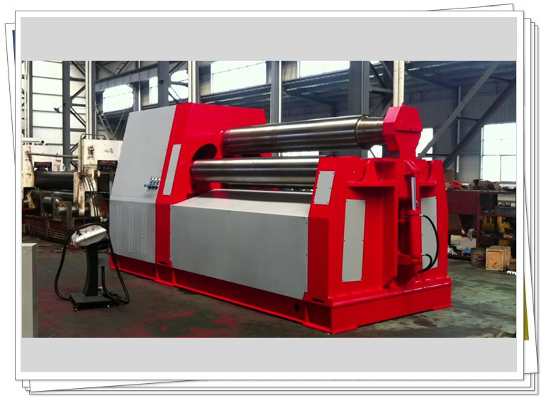 CNC Control Wind Tower Production Line Hydraulic 4 Roller Rolling Machine