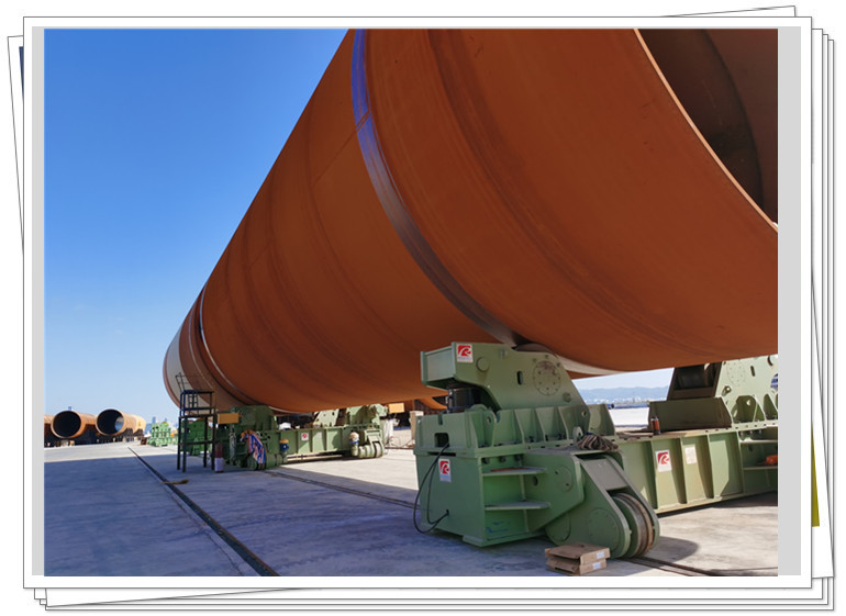 Monopile Offshore Foundation Welding Production Line 2000t Assembling ...