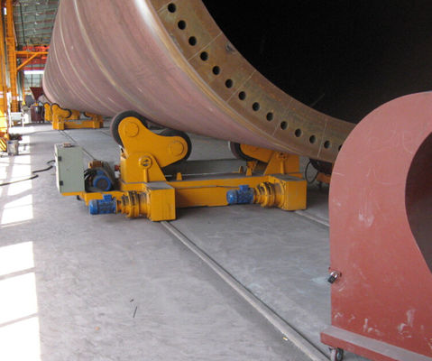 60T Pipe Weldment Used Self - Aligned Welding Rotator With Motorized ...