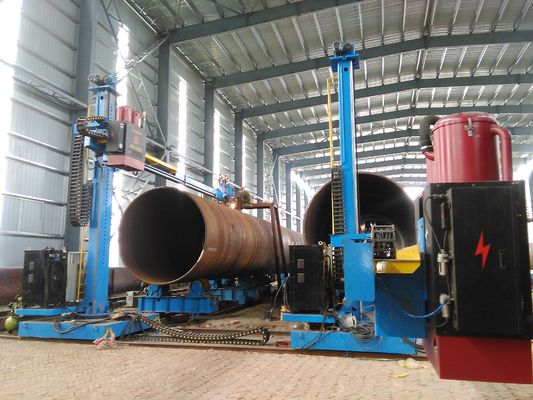 Stationary Welding Column Boom With SAW System For Pipeline Outer Seam ...