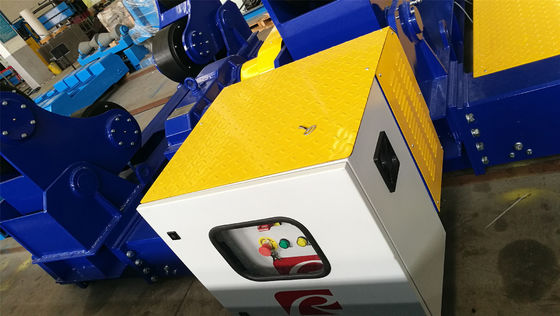 Painting Welding Rotator Steel Roller Motorized Trolley