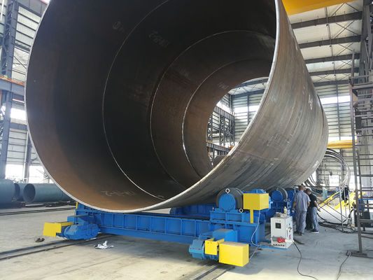 Steel Wheel Conventional Pipe Welding Rotator 600t Column Monopile ...