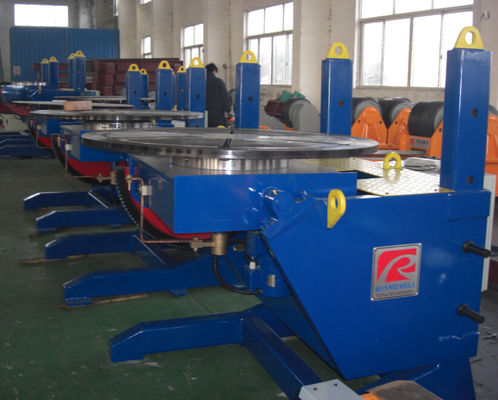 Tilting Pipe Rotary Welding Positioners Adjustable With Slewing Bearing