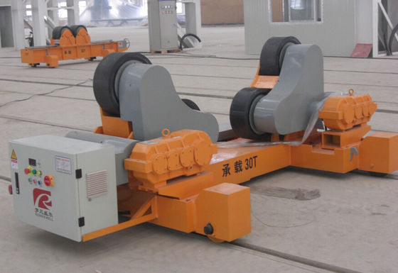 PU Wheel Self Aligned Weld Rotator With Motorized Bogie For Vessel Rotary