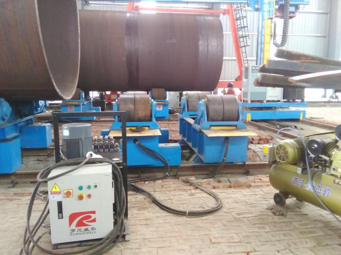 Movable Welding Turning Rolls For Tank , Fit Up Growing Line, Presssure ...